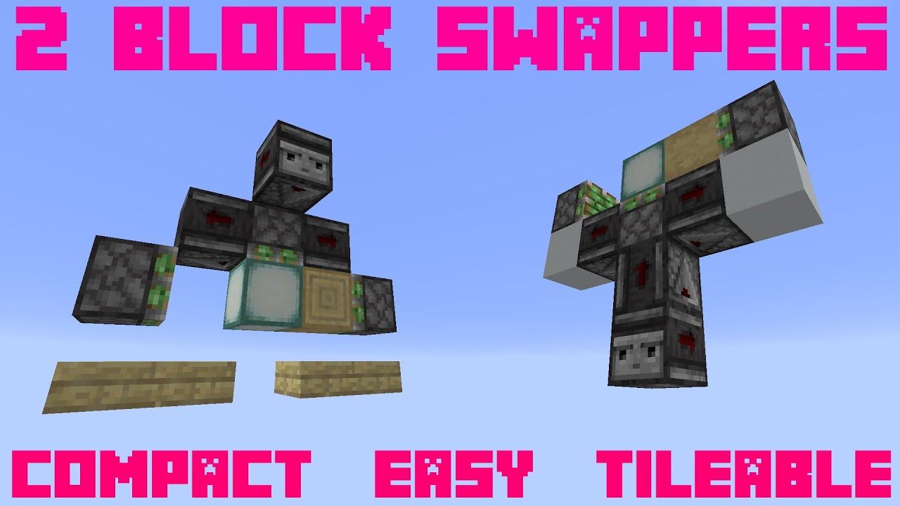 [Tutorial] Two Easy Block Swappers for Minecraft [Vertical, Tileable] - YouTube