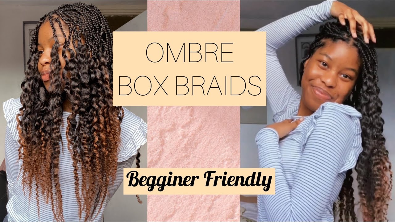 How to Small Pick and Drop OMBRÉ BOX BRAIDS - Colour T1/30 | TUTORIAL Beginners Friendly - YouTube