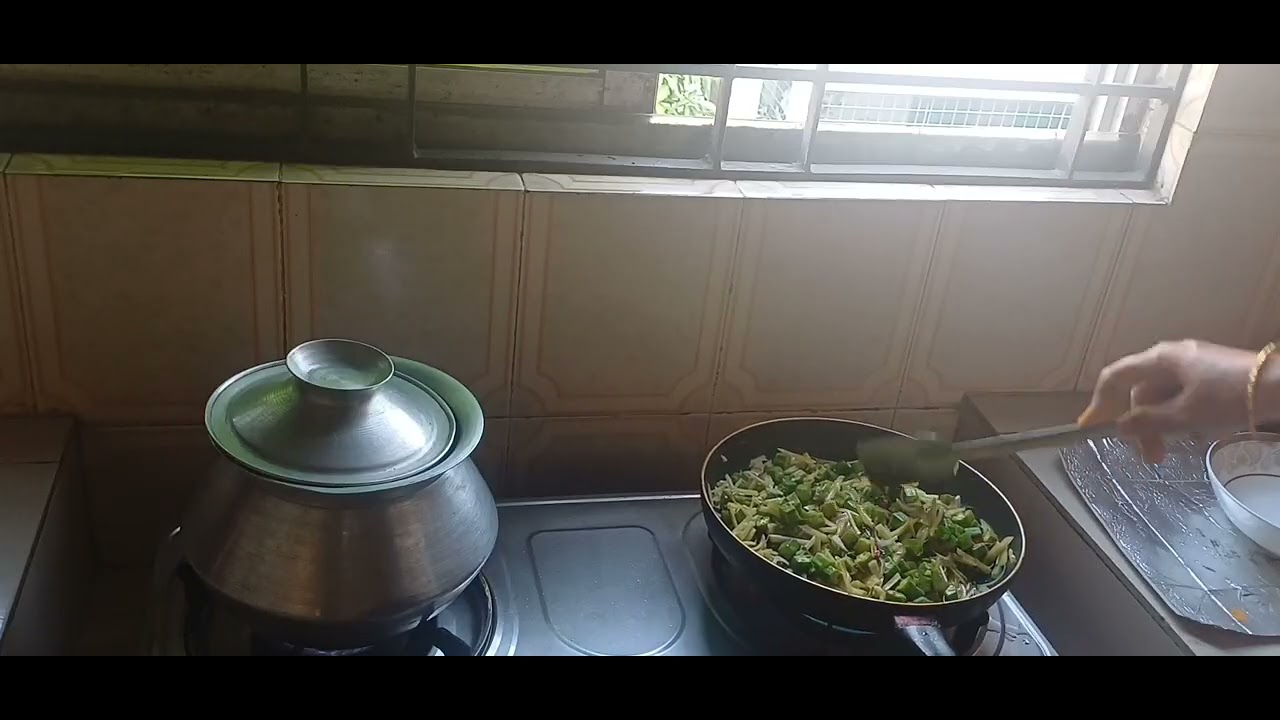 আলু দিয়ে ঢেঁড়স ভাজি #cooking - YouTube