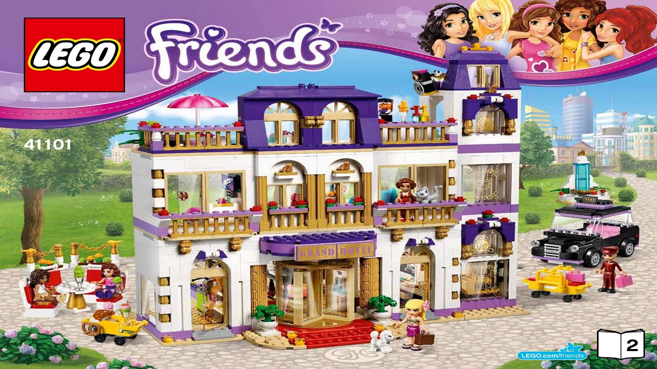 LEGO instructions - LEGO Friends - 41101 - Heartlake Grand Hotel (Book ...
