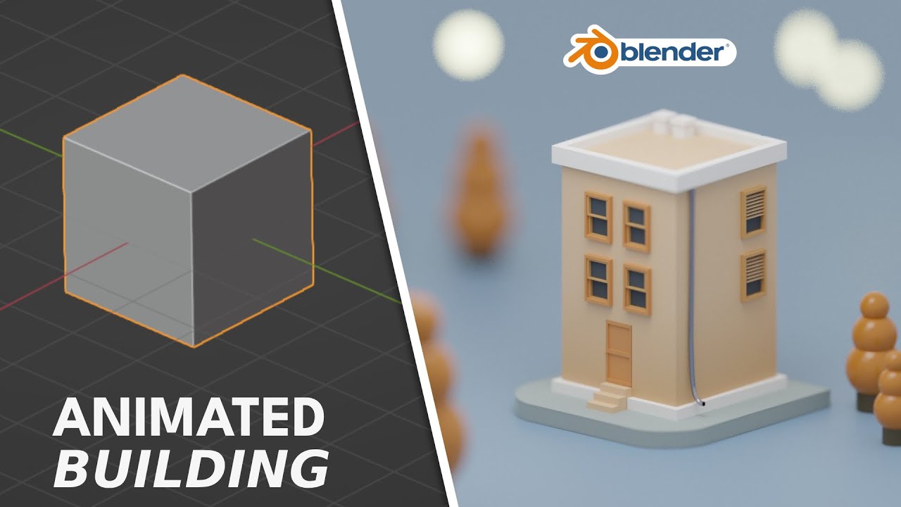 Model this 3D Building in 20' - Animated Building Series - YouTube