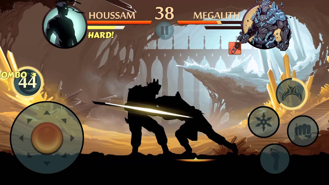 Shadow Fight 2 Raids Boss Mégalith and Volcano - YouTube