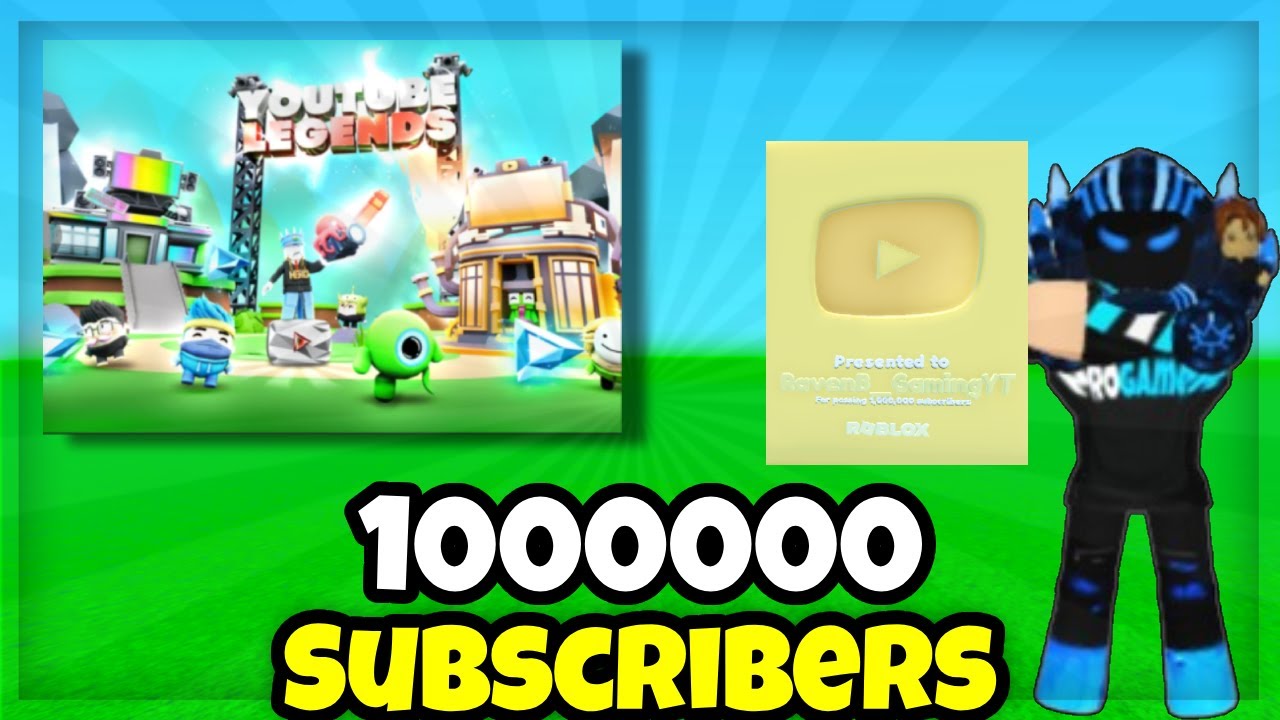 I Reached 1,000,000 Subscribers In Youtube Legends And Got ??? - YouTube