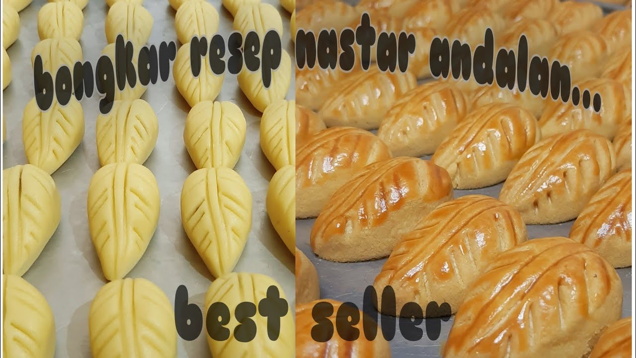 resep nastar nastar daun tanpa cetakan bakulan best seller - YouTube