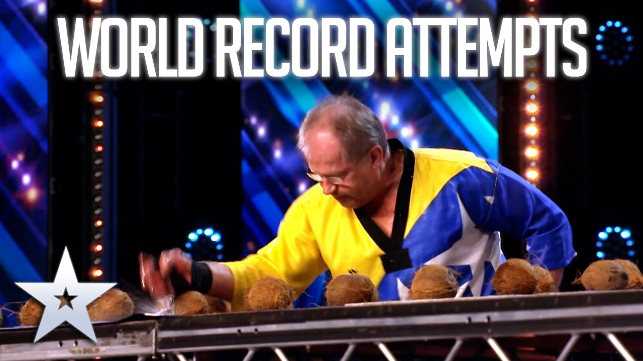 INCREDIBLE Guinness World Record Attempts | Britain's Got Talent - YouTube