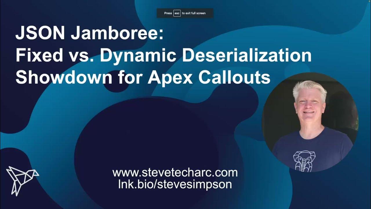 Json Jamboree Fixed Vs Dynamic Deserialization Showdown For Apex Callouts Youtube