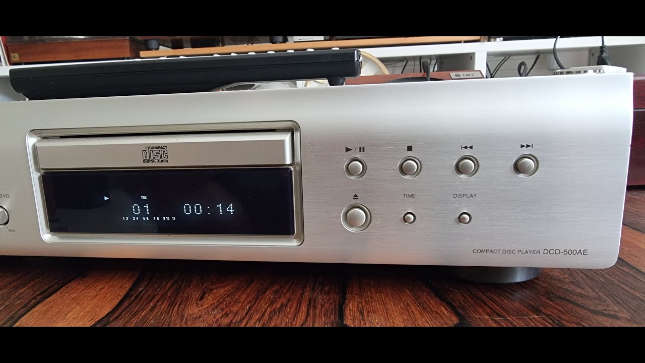 DENON DCD-500AE cd player high fidelity-test- - YouTube