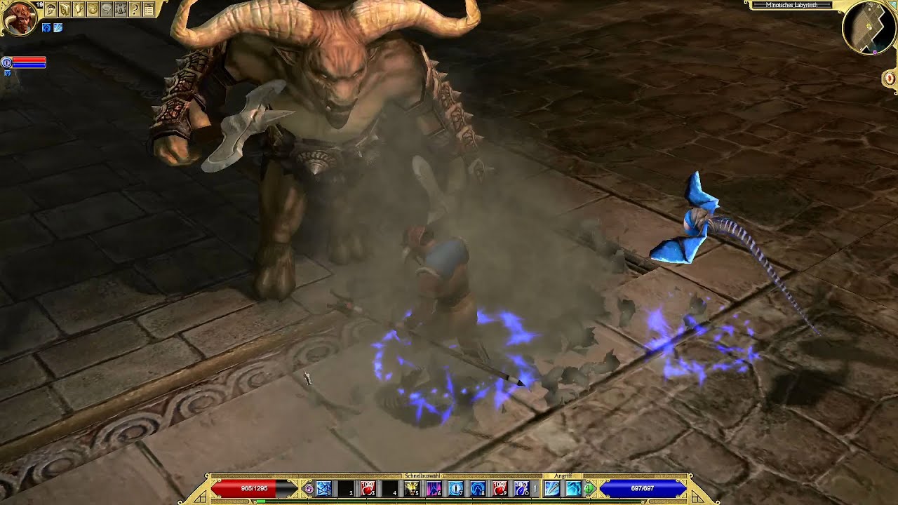 Titan Quest - [#13] Minotauren-Labyrinth auf der Insel Knossos - YouTube