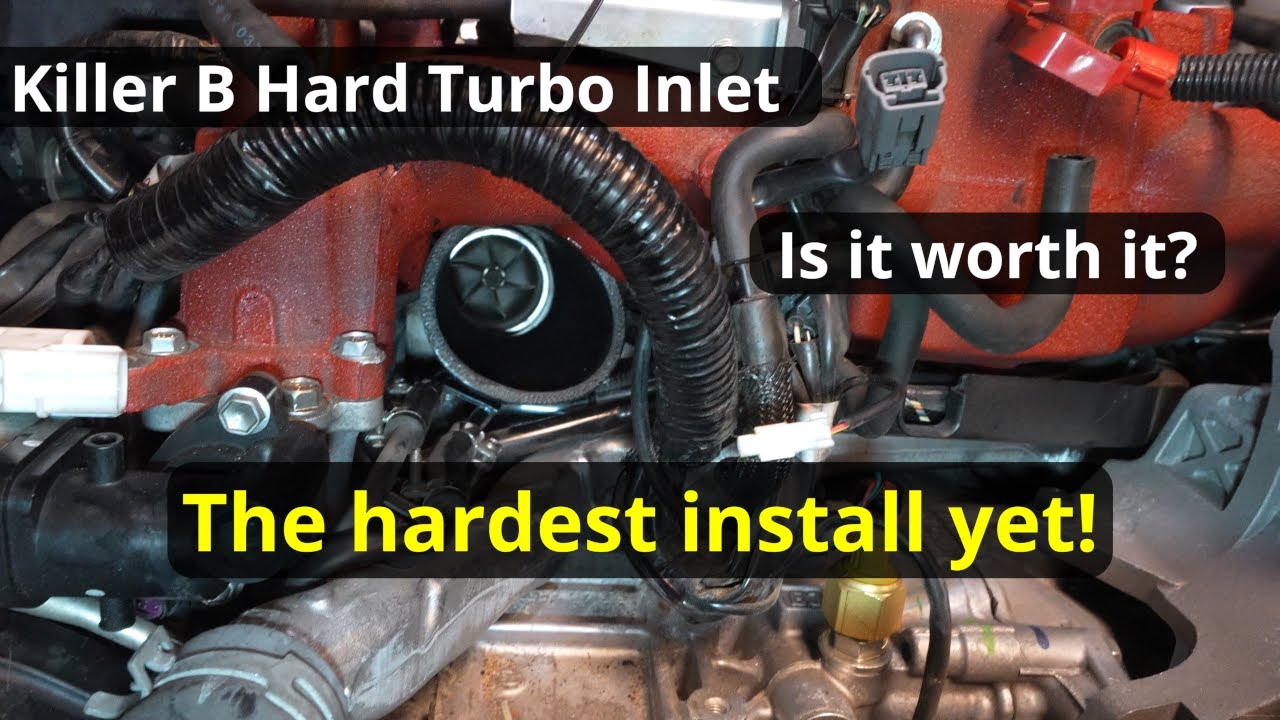 2019 STI Build - Killer B Hard Turbo Inlet Install - YouTube