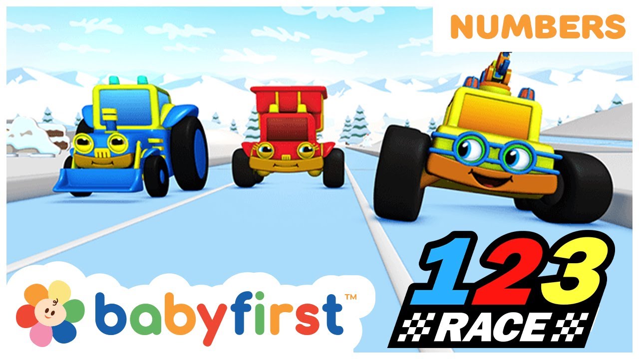 123 Race - New Show! | Learn numbers & Counting for kids | Counting ...