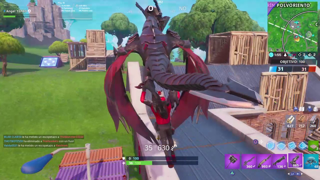 Refriega solo con armas moradas #4 // Fortnite - YouTube
