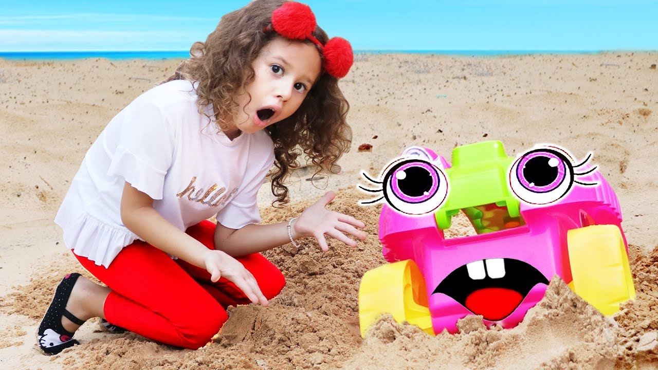 Aventuras do carrinho de brinquedo de Valentina e mamãe - YouTube