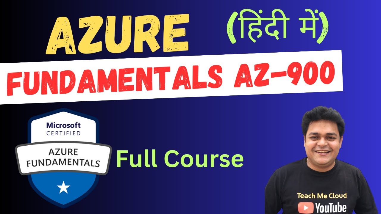 Microsoft Azure Fundamentals AZ-900 Full Course in Hindi ! Azure AZ-900 ...