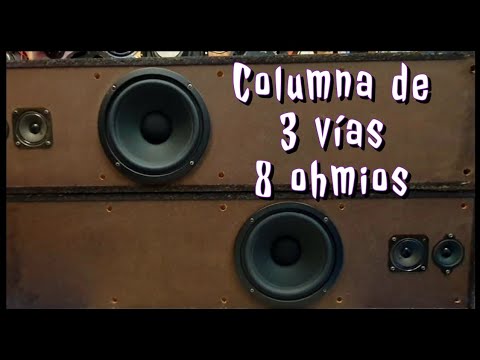 Columna o Recinto cerrado de 3 vías ( prueba de sonido) - YouTube