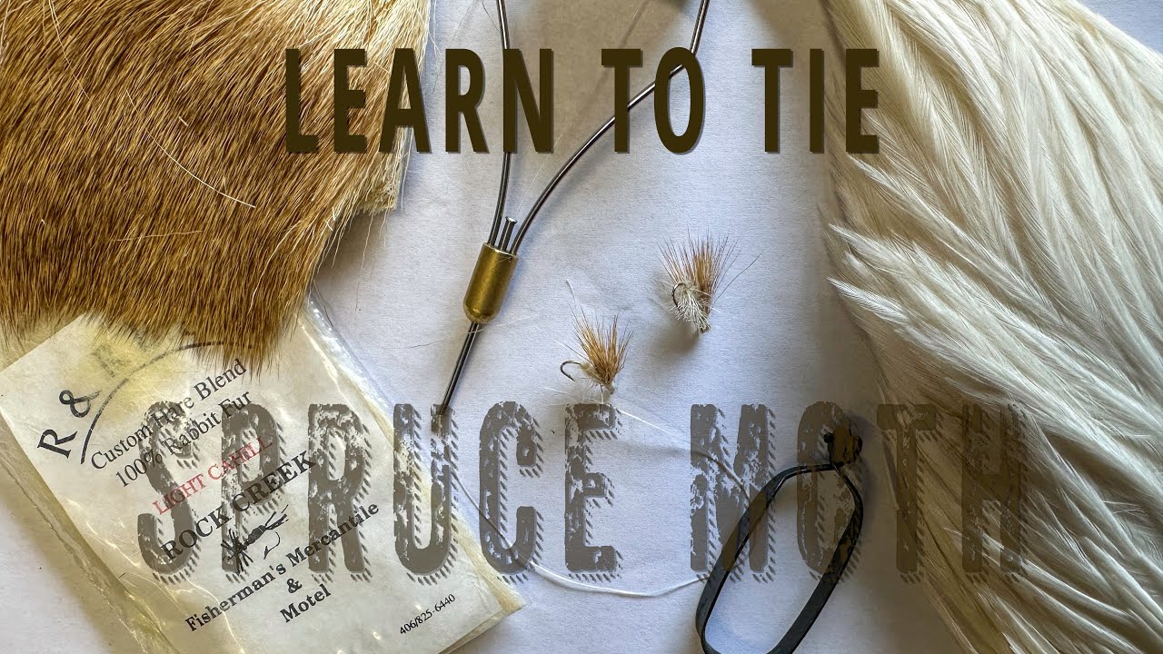 Learn To Tie a Spruce Moth - Great Beginner Fly Lesson | Fly Fishing ...