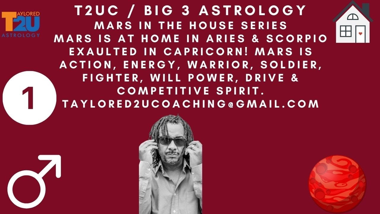 MARS IN THE 1ST HOUSE #MARS #1STHOUSE #T2UC #ASTROLOGY #COMPETITIVE # ...