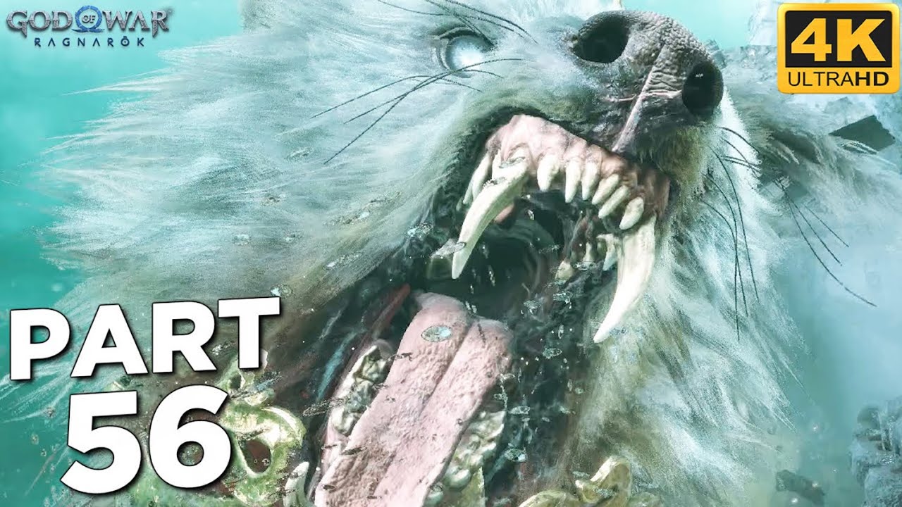 GARM THE GIANT WOLF BOSS in GOD OF WAR RAGNAROK PC Walkthrough Gameplay ...