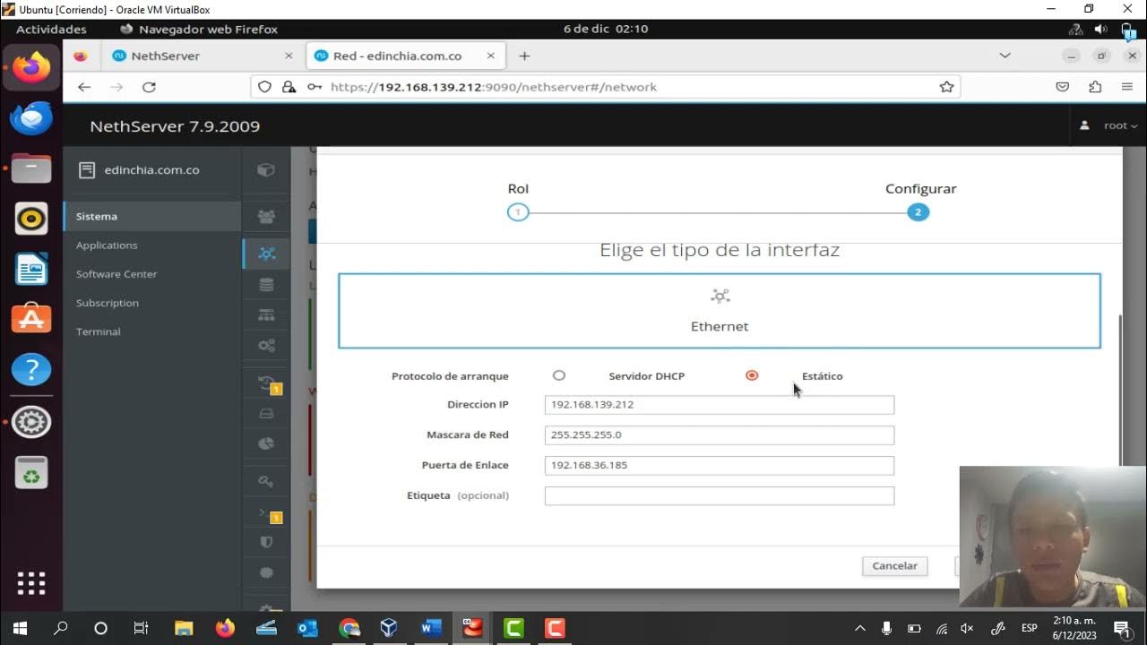 Configuración de los servicios File y Print Server en Linux Nethserver - YouTube