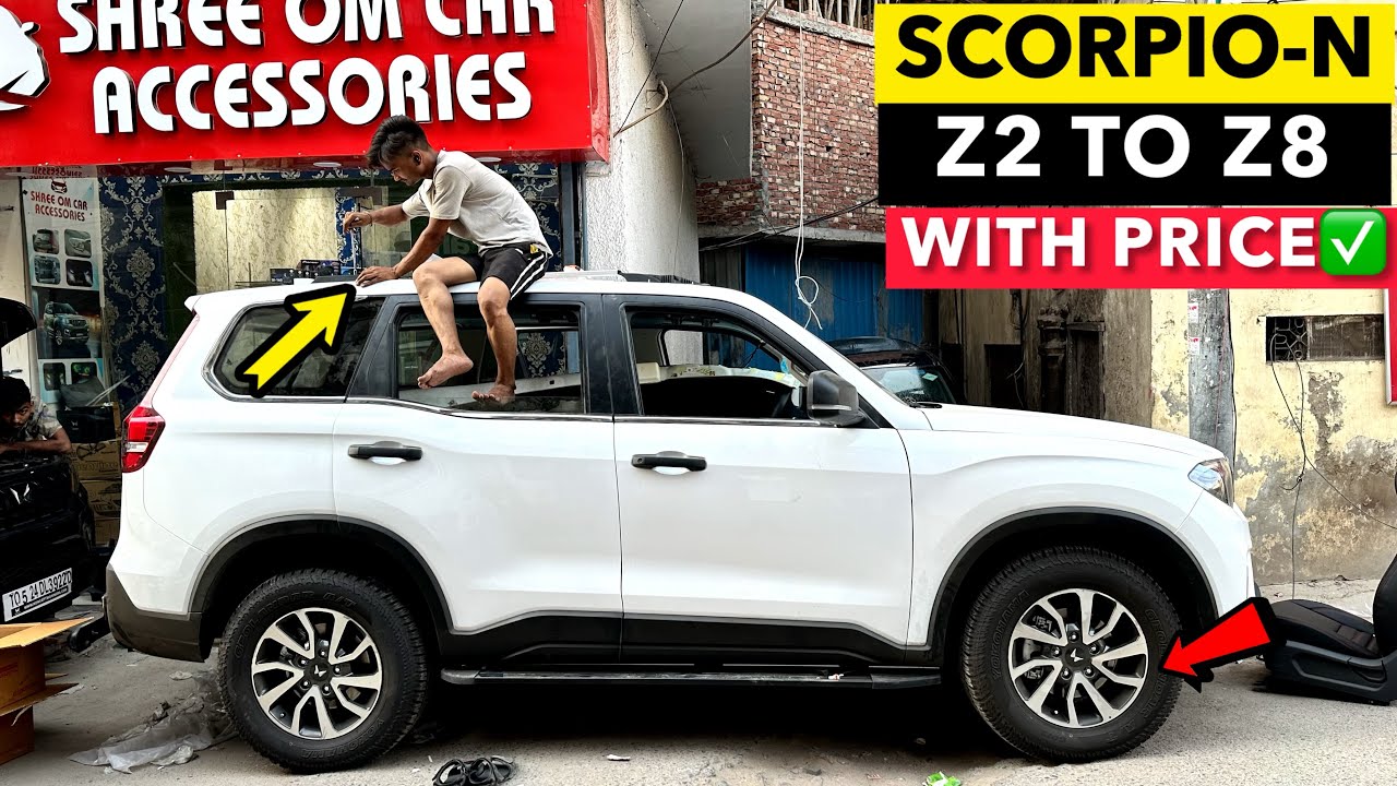 SCORPIO-N Z2 MODIFIED to Z8L😎Scorpio N Modification with Price Scorpio ...