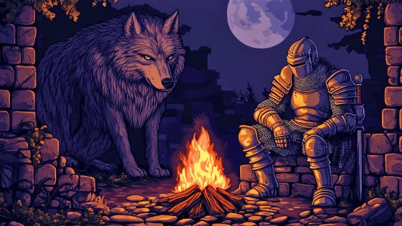 The Giant Wolf Awaits... Rest Now Under Its Watchful Eyes - YouTube