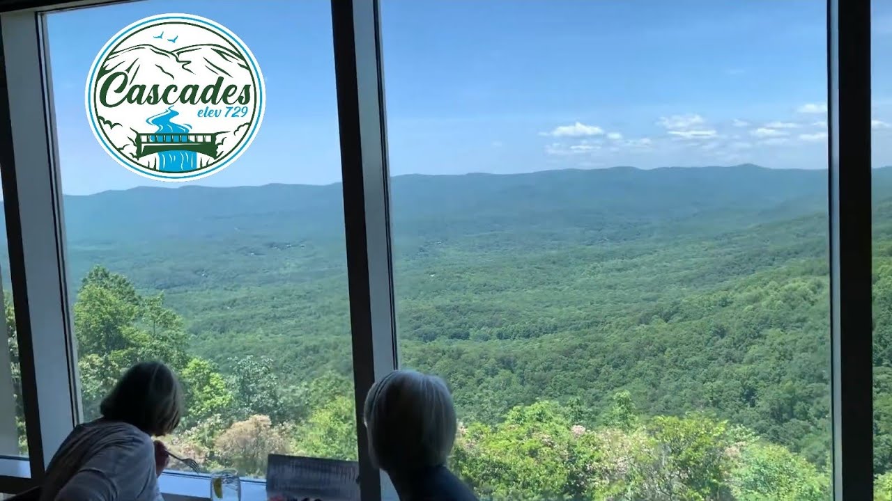 Cascades Restaurant atop Amicalola Falls - YouTube
