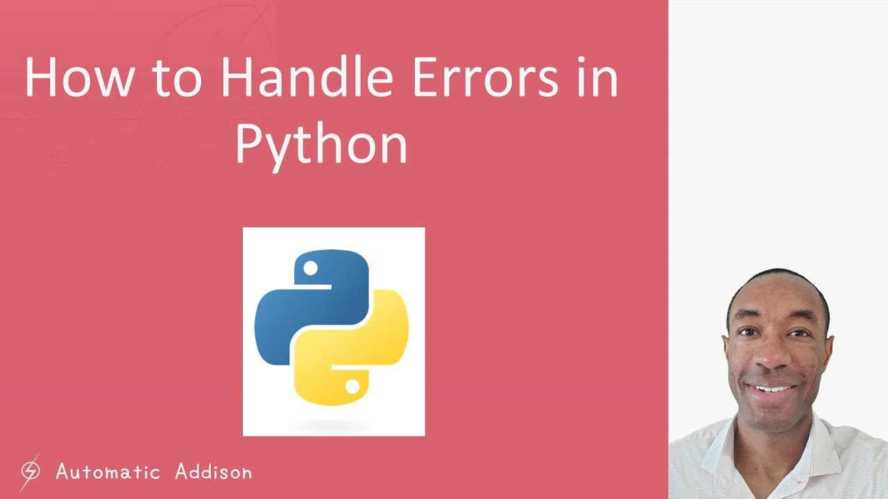 How to Handle Errors in Python - YouTube