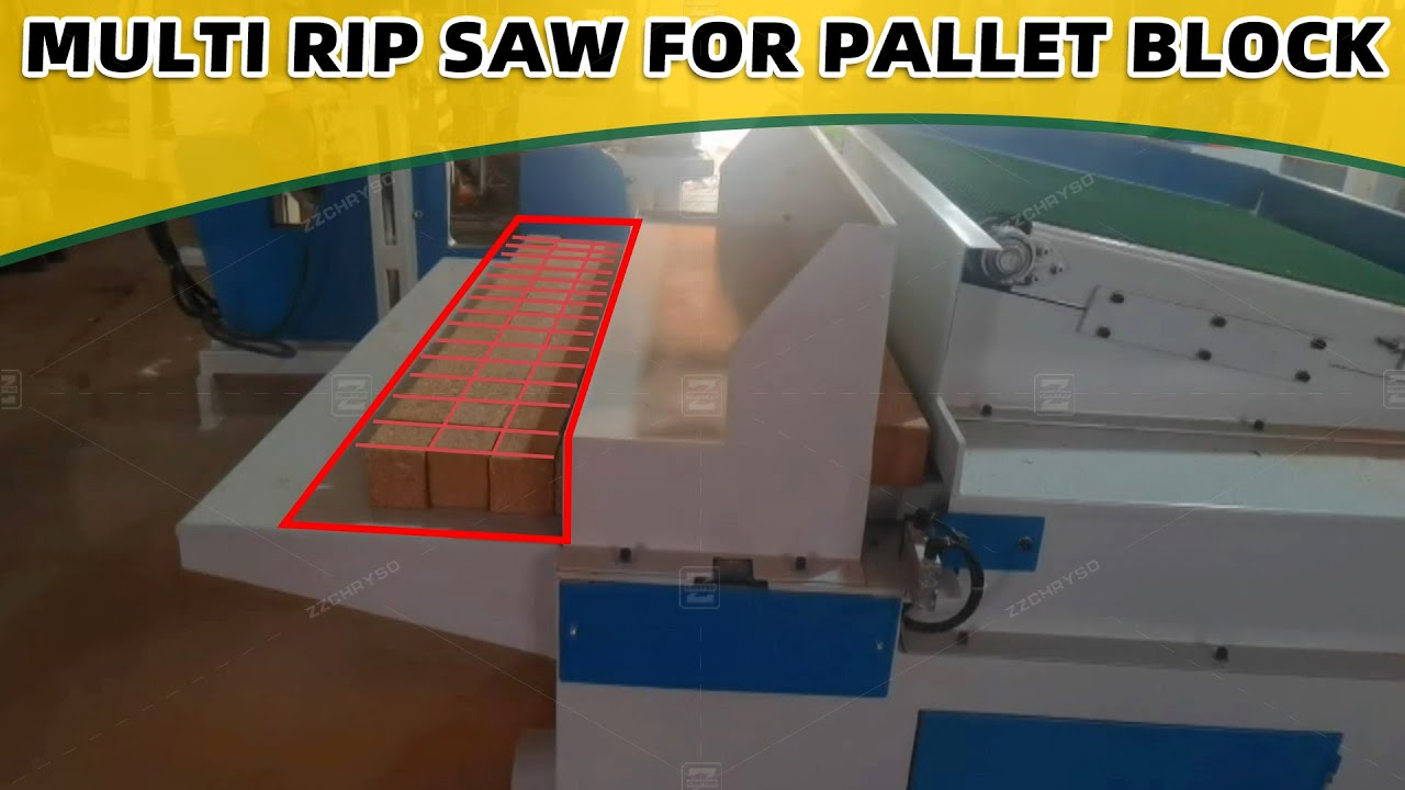 ZZCHRYSO New Design Multiple Blades Rip Saw Machine Only For Cutting ...