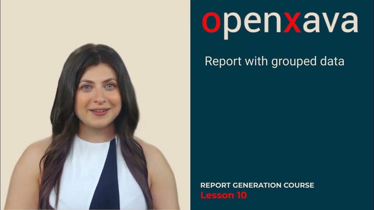 JasperReports with OpenXava: Grouped data - YouTube