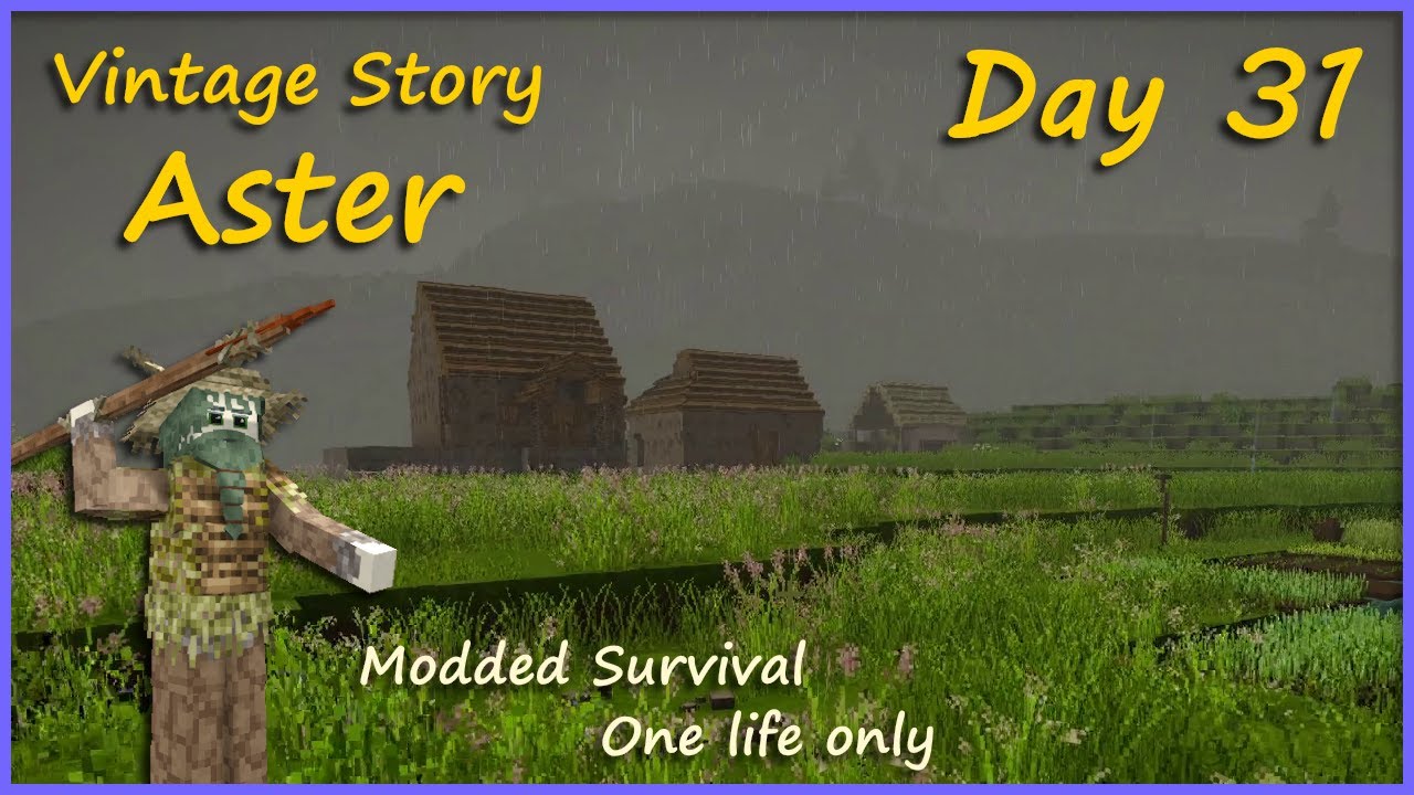 Aster Day 31 | Hardcore Modded Survival | No Commentary - YouTube