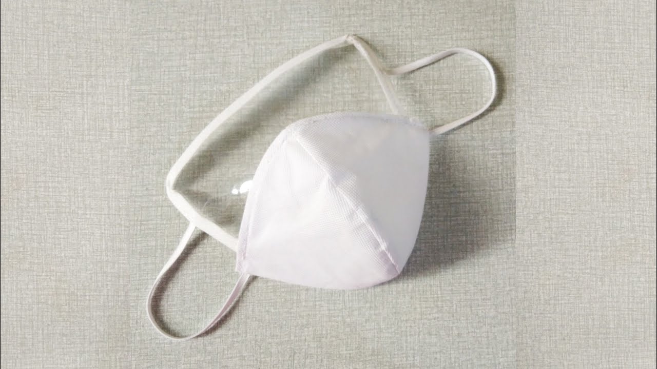 Facemask with filter pocket and eyeshield step by step tutorial - YouTube