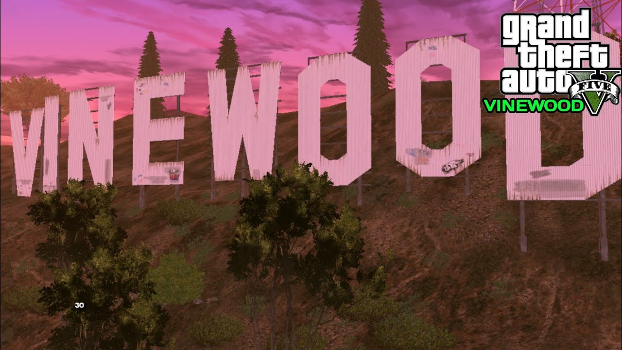 GTA V Vinewood Sign & Tower | RETEXTURE | GTA SA ANDROID - YouTube