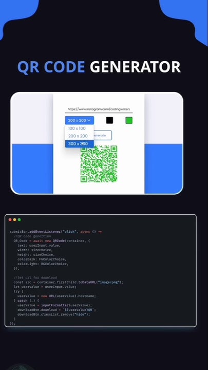 Html mini project | QR code generator website | #shorts - YouTube
