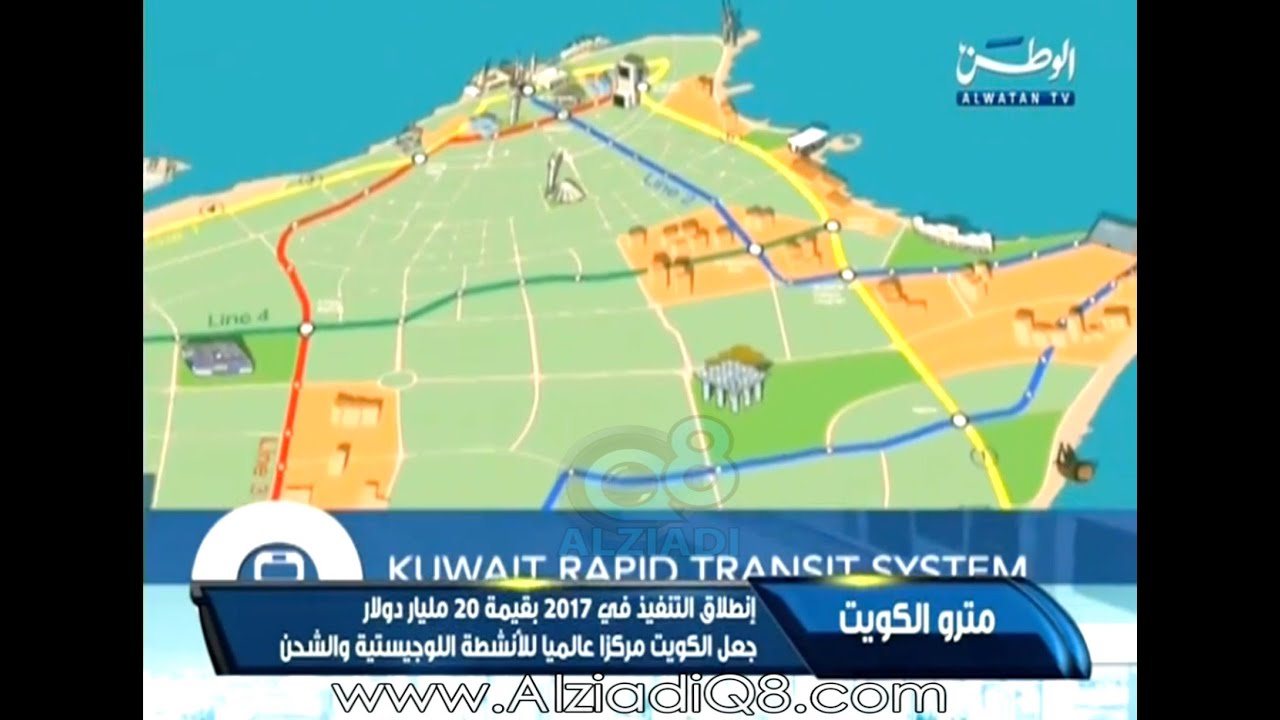 إنطلاق تنفيذ (مترو الكويت ) في 2017 بتكلفة 20 مليار دولار لحل الأزمة ...