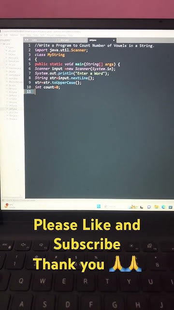 Program To Count Number Of Vowels In A String In Java Corejava Java Youtube