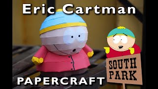 Eric Cartman de South Park | PAPERCRAFT TUTORIAL @papercraftgmr