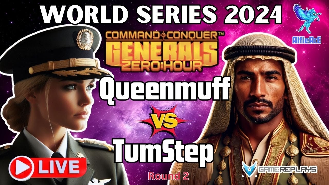🔴 Live Command and Conquer, Zero Hour 2024 World Series QueenMuff vs ...