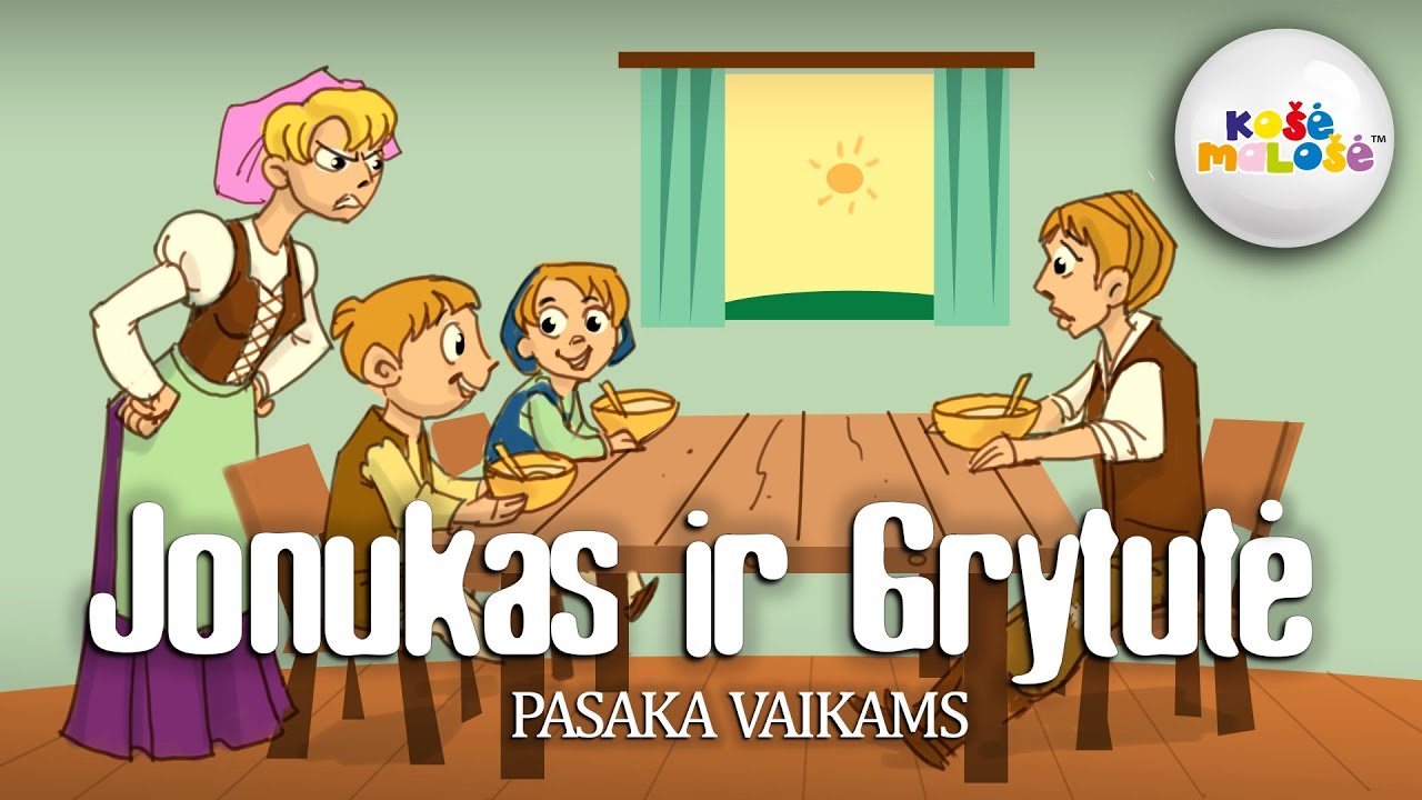 Pasaka - JONUKAS IR GRYTUTĖ. Iliustruotos Audio Pasakos Lietuviškai ...