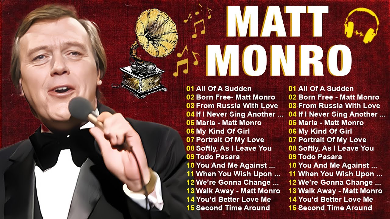 Matt Monro Greatest Hits Playlist - Best Songs Of Matt Monro Playlist ...
