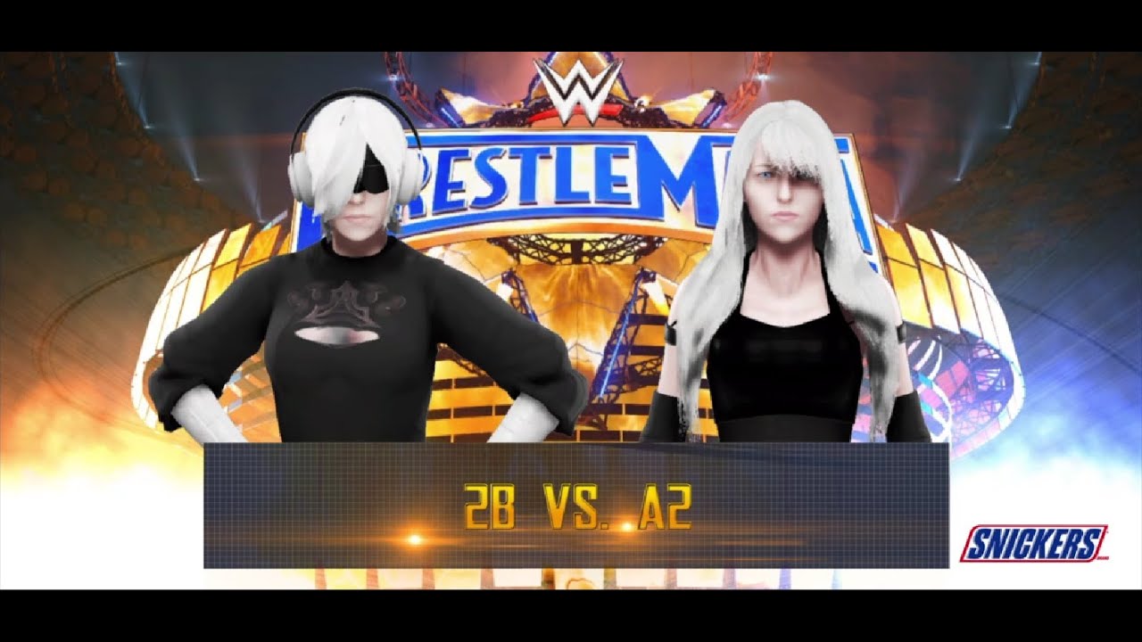 2B [NieR: Automata] vs. A2 [NieR: Automata] ★ WWE2K019 ★ - YouTube