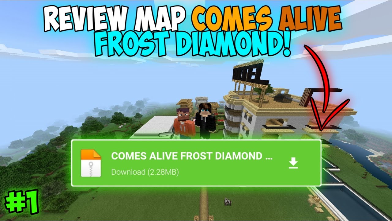 REVIEW MAP COMES ALIVE FROST DIAMOND!! #1 - Minecraft Indonesia - YouTube