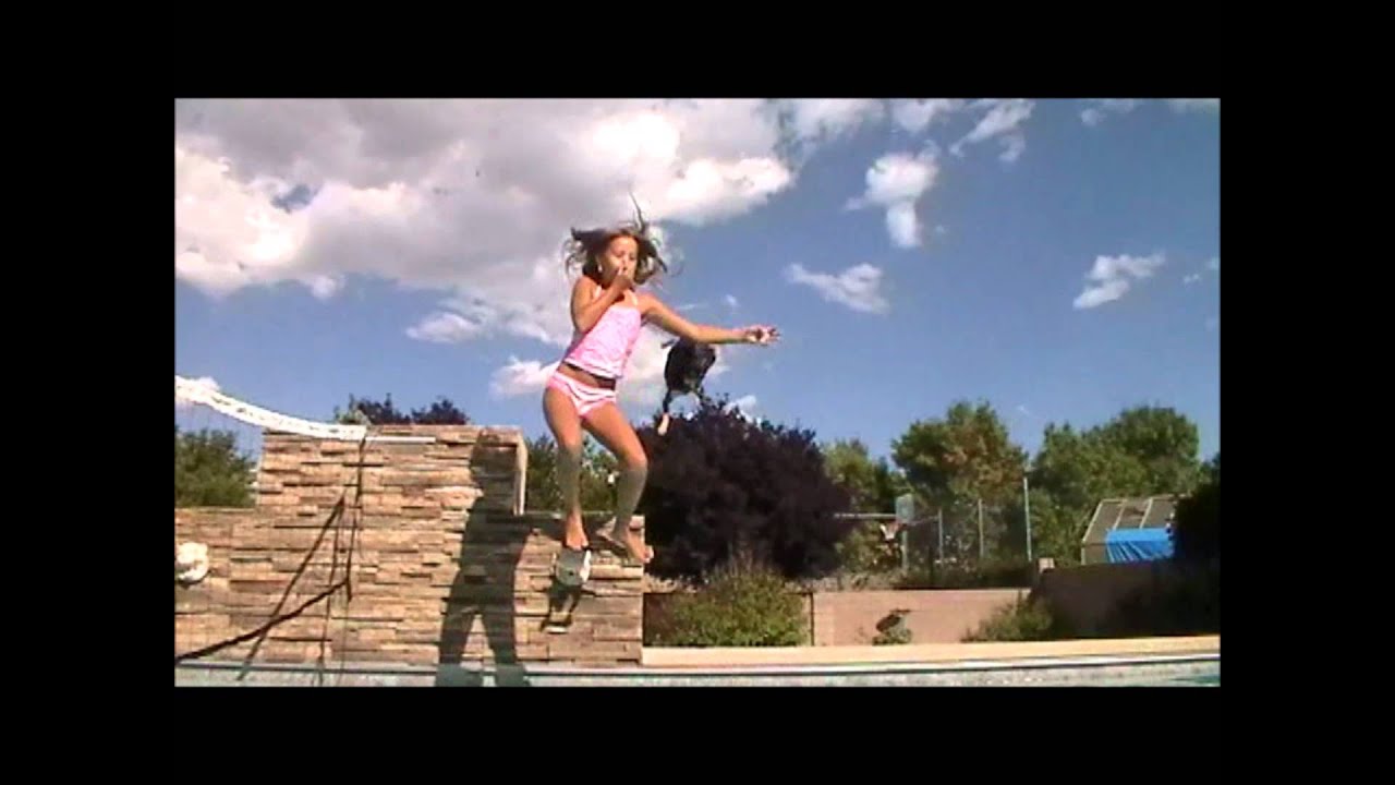 Fun with Kayla and Rico: Episode 7 - Pool Jump - YouTube