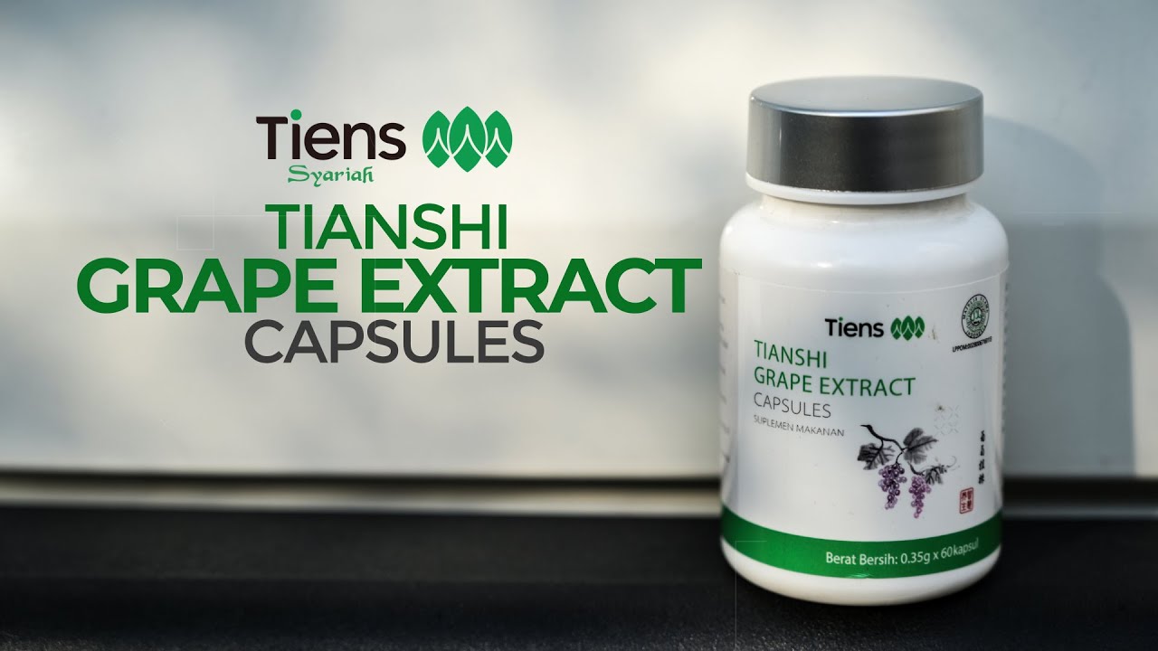 Tianshi Grape Extract Capsules - YouTube