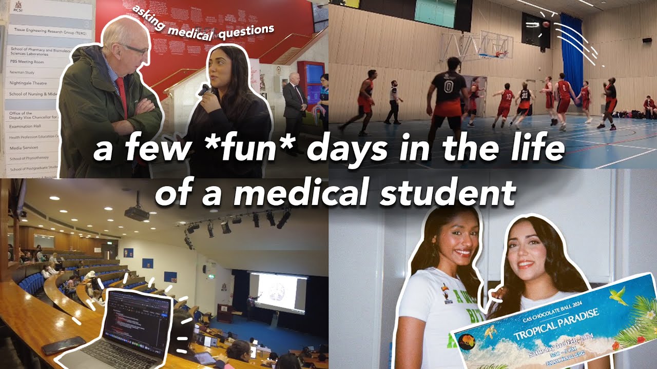 a few *fun* days in the life of a med student | how to manage your time ...