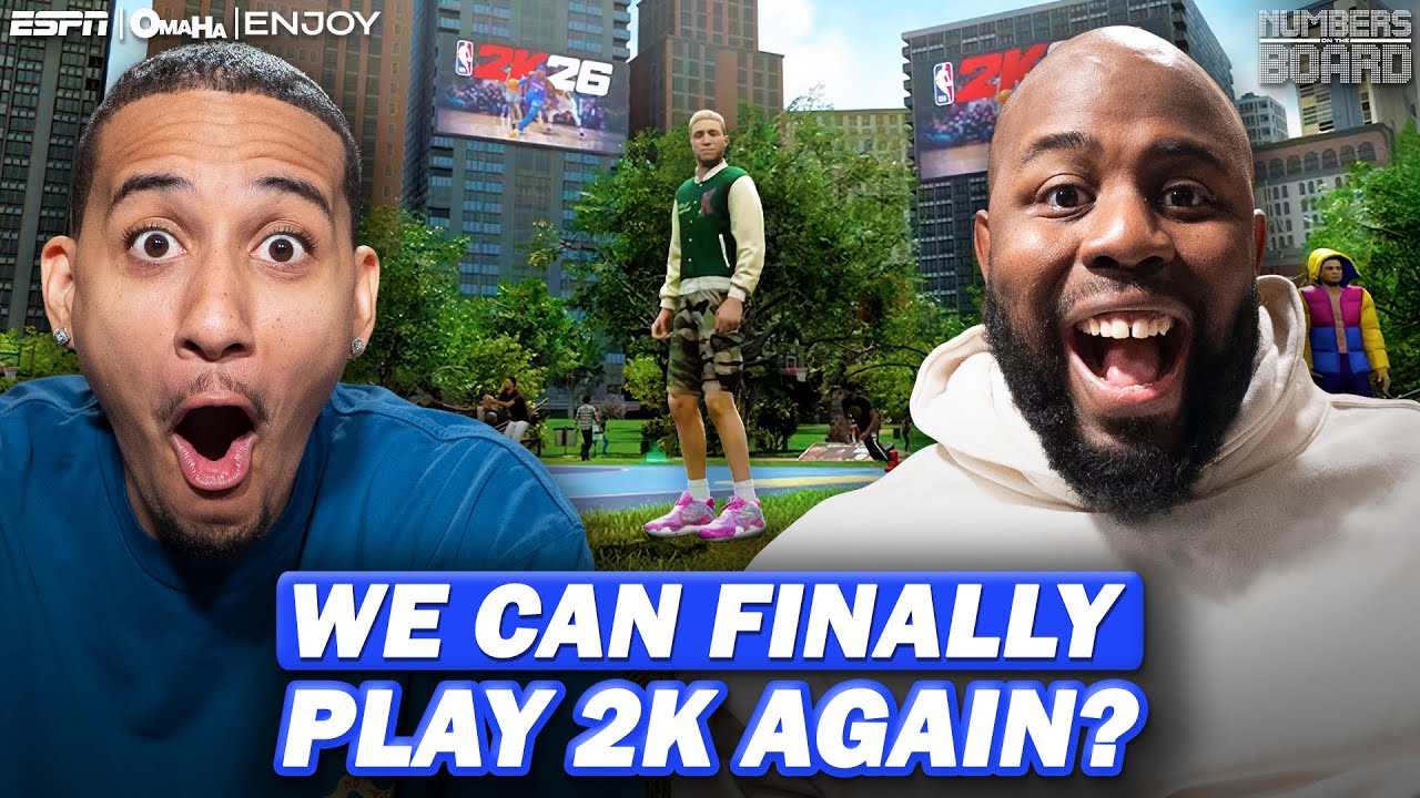 We Can Finally Play 2K Again? | Numbers On The Board - YouTube