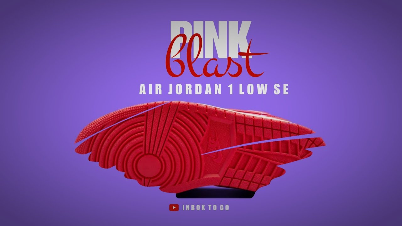 PINK BLAST 2023 Air Jordan 1 Low SE DETAILED LOOK + PRICE - YouTube