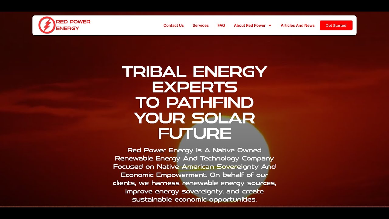 Red Power Energy | Empowering Native America | 855-573-3769 - YouTube