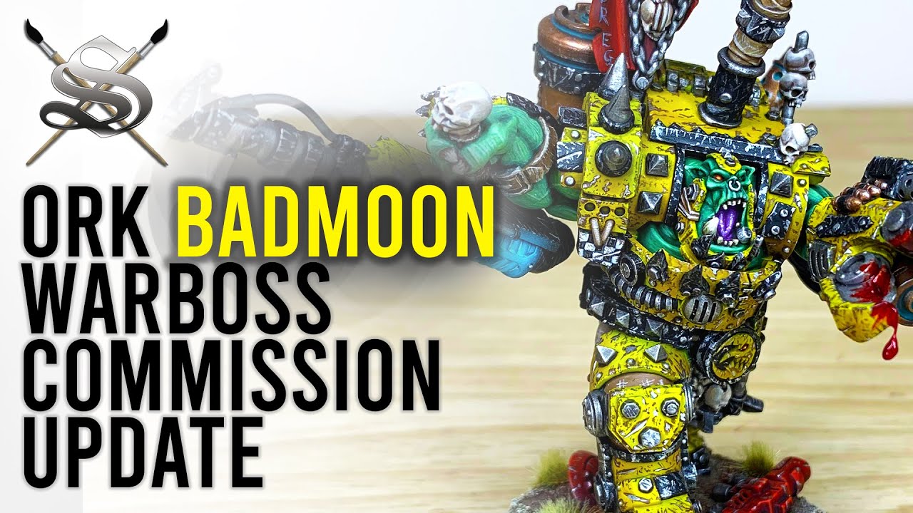 Ork Badmoon Warboss Custom Character Commission Update - Siege Studios ...