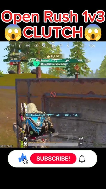 Open se rush 1v3 Clutch without damage😋😋#bgmi #Pubg #pubgmobile #bgmishorts #pubgshorts # ...