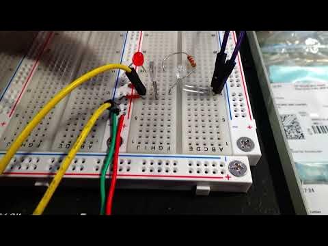 Infrared Beam break detection using just two devices, a detector and ...