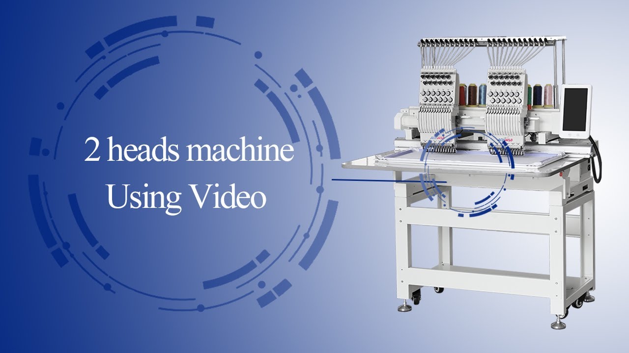 Tip 16：2 heads machine using video - YouTube